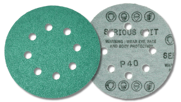 40 Grit Sanding Discs & Rolls – SERIOUS GRIT