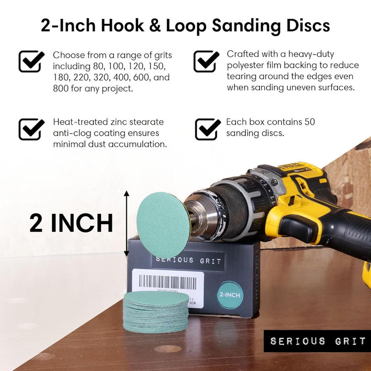 600 Grit Sanding Discs & Rolls – SERIOUS GRIT