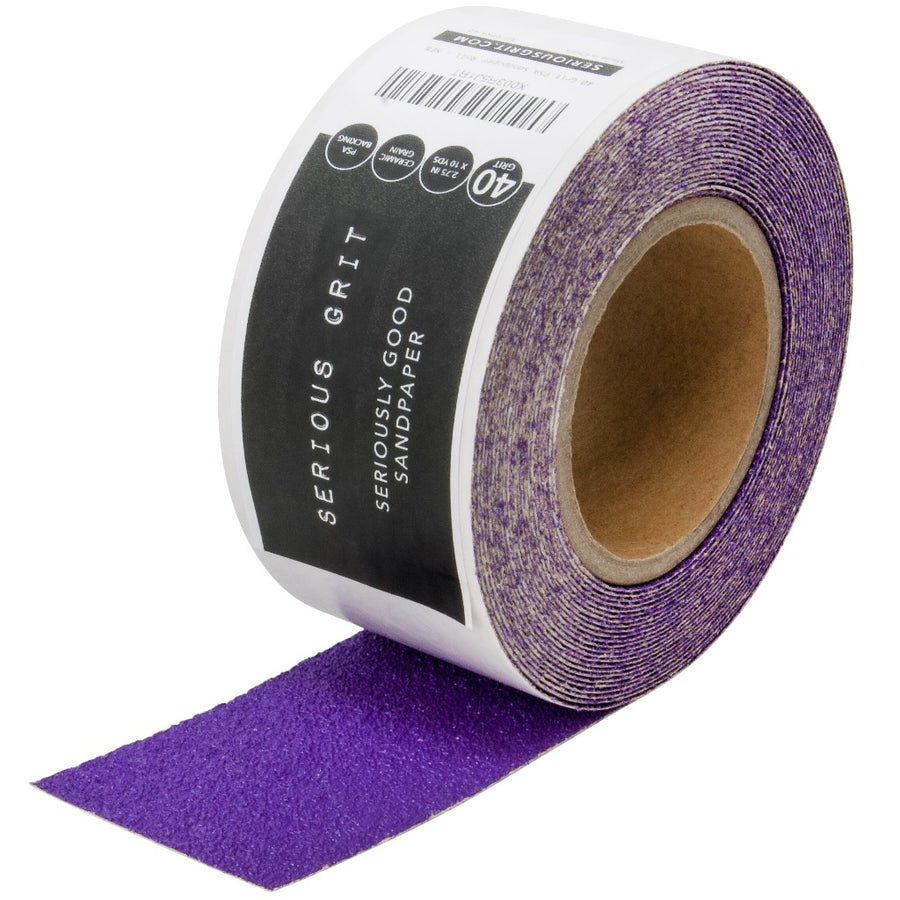 60 Grit Sanding Discs & Rolls – SERIOUS GRIT