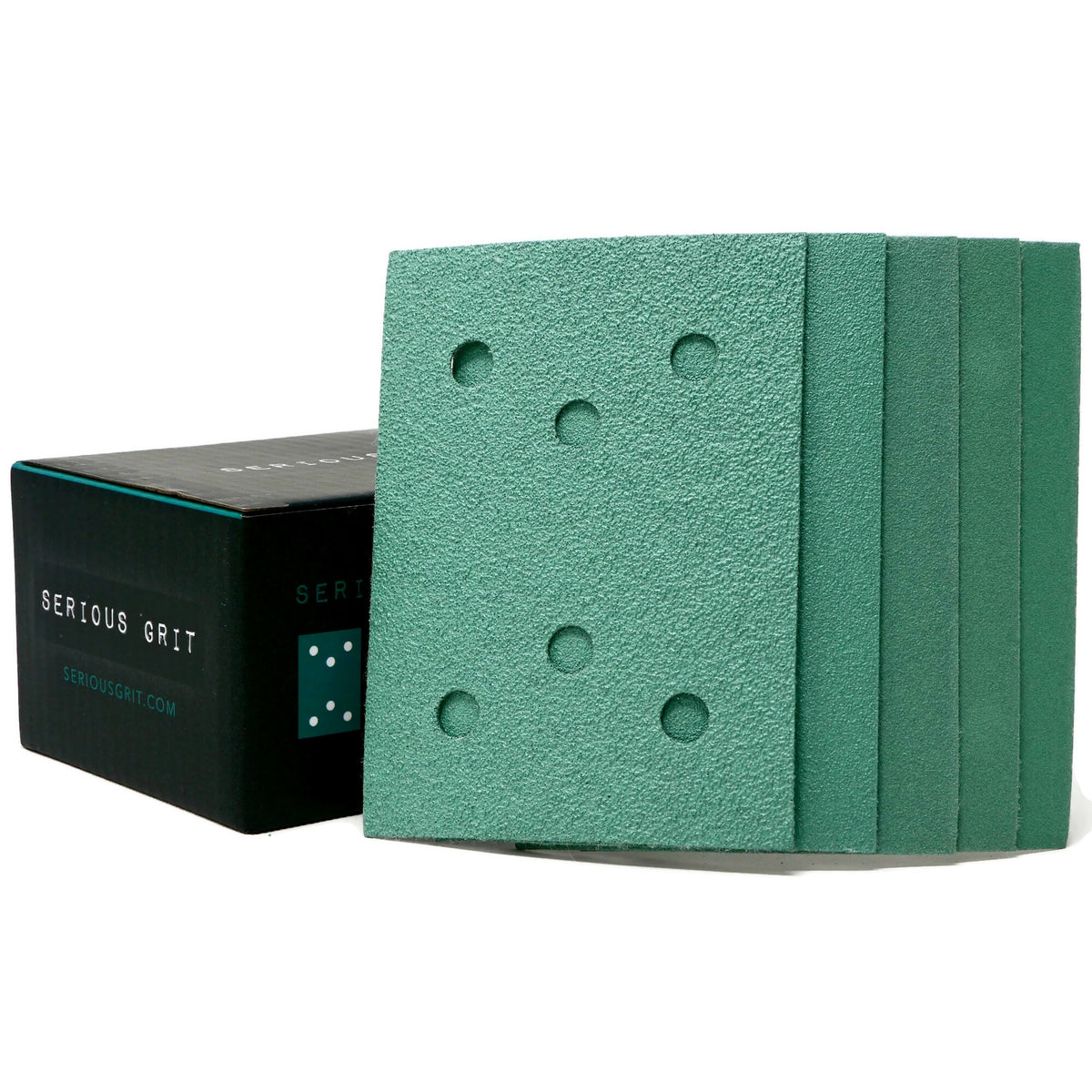 Serious Grit 3" x 4" 6-Hole Sanding Sheets - Sandpaper for SurfPrep ...