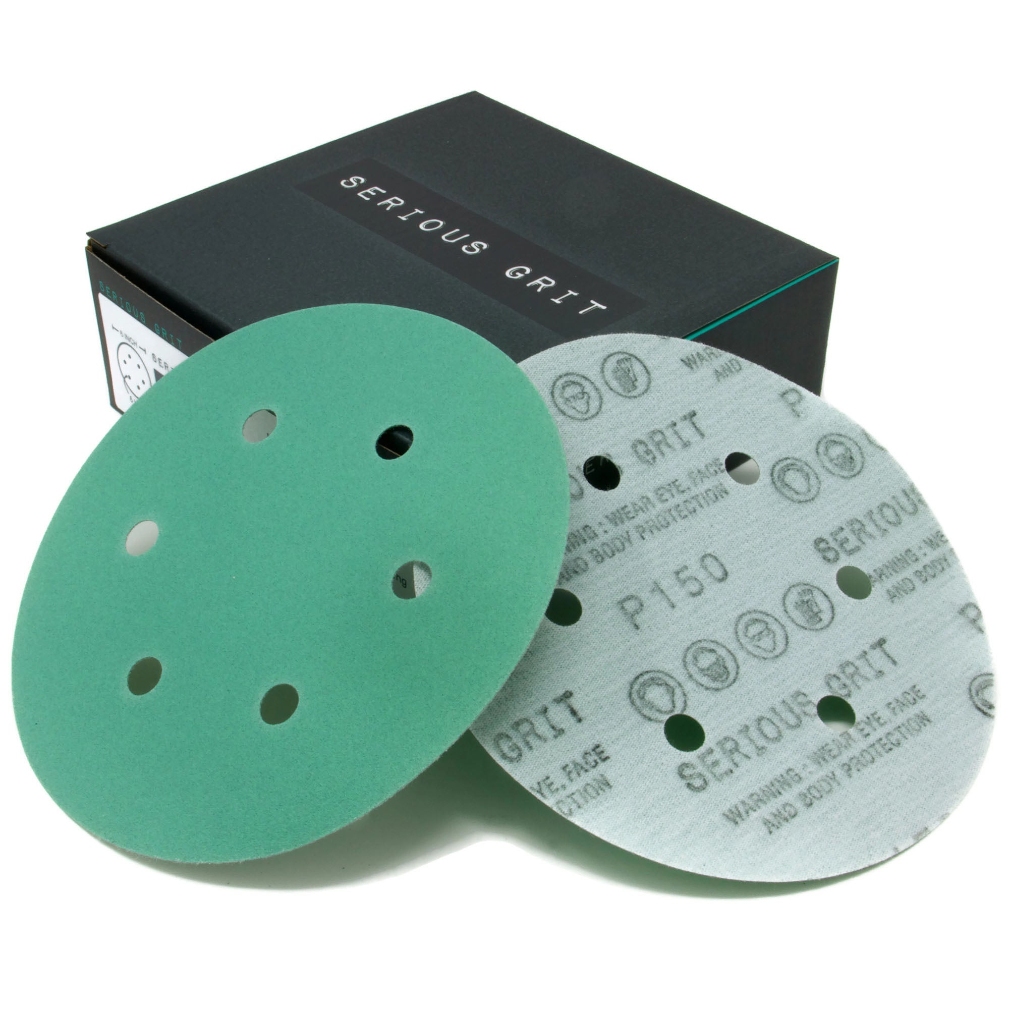 Serious Grit 6-Inch 6-Hole Hook & Loop Sanding Discs – SERIOUS GRIT