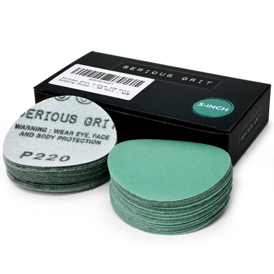 Serious Grit 3" Sanding Discs for Woodturning – SERIOUS GRIT