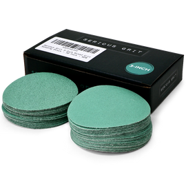 320 Grit Sanding Discs & Rolls – SERIOUS GRIT