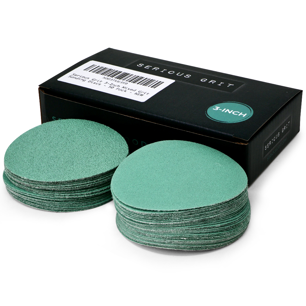 Serious Grit 3" Sanding Discs for Woodturning – SERIOUS GRIT