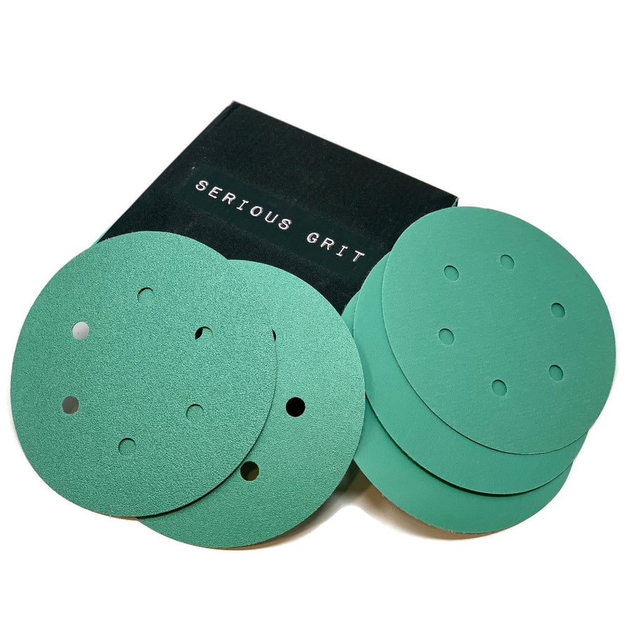 80 Grit Sanding Discs & Rolls – SERIOUS GRIT