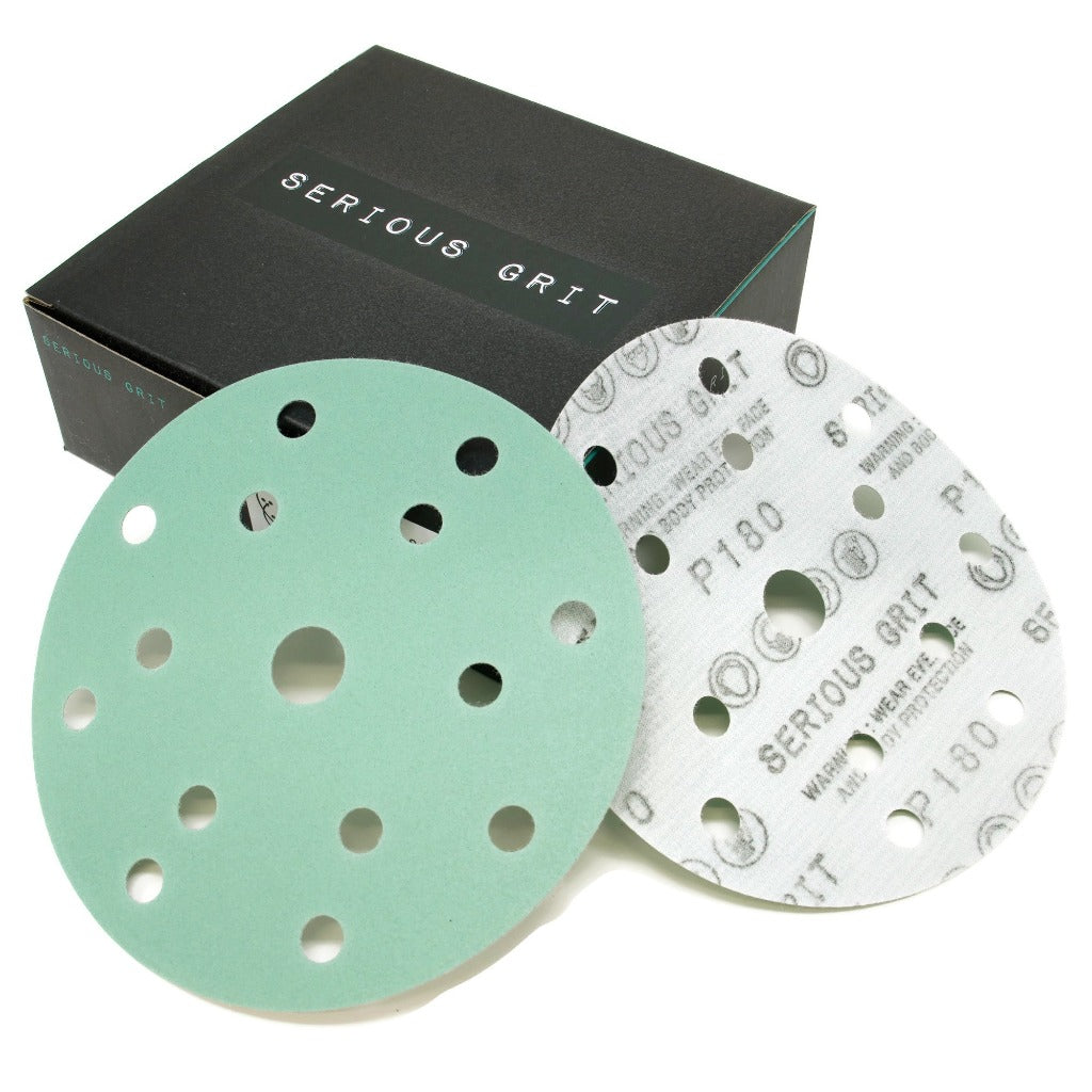 Serious Grit 6-Inch 15-Hole Hook & Loop Sanding Discs – SERIOUS GRIT