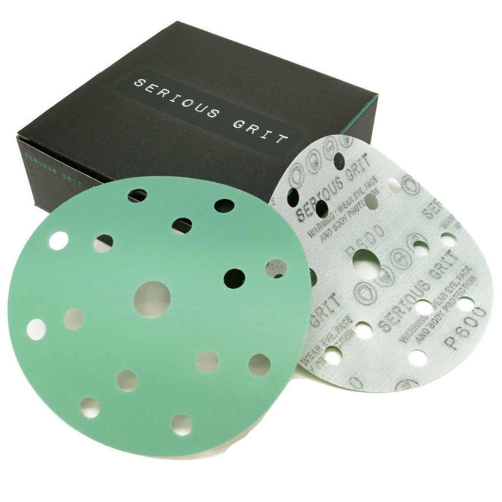 Serious Grit 6-Inch 15-Hole Hook & Loop Sanding Discs – SERIOUS GRIT