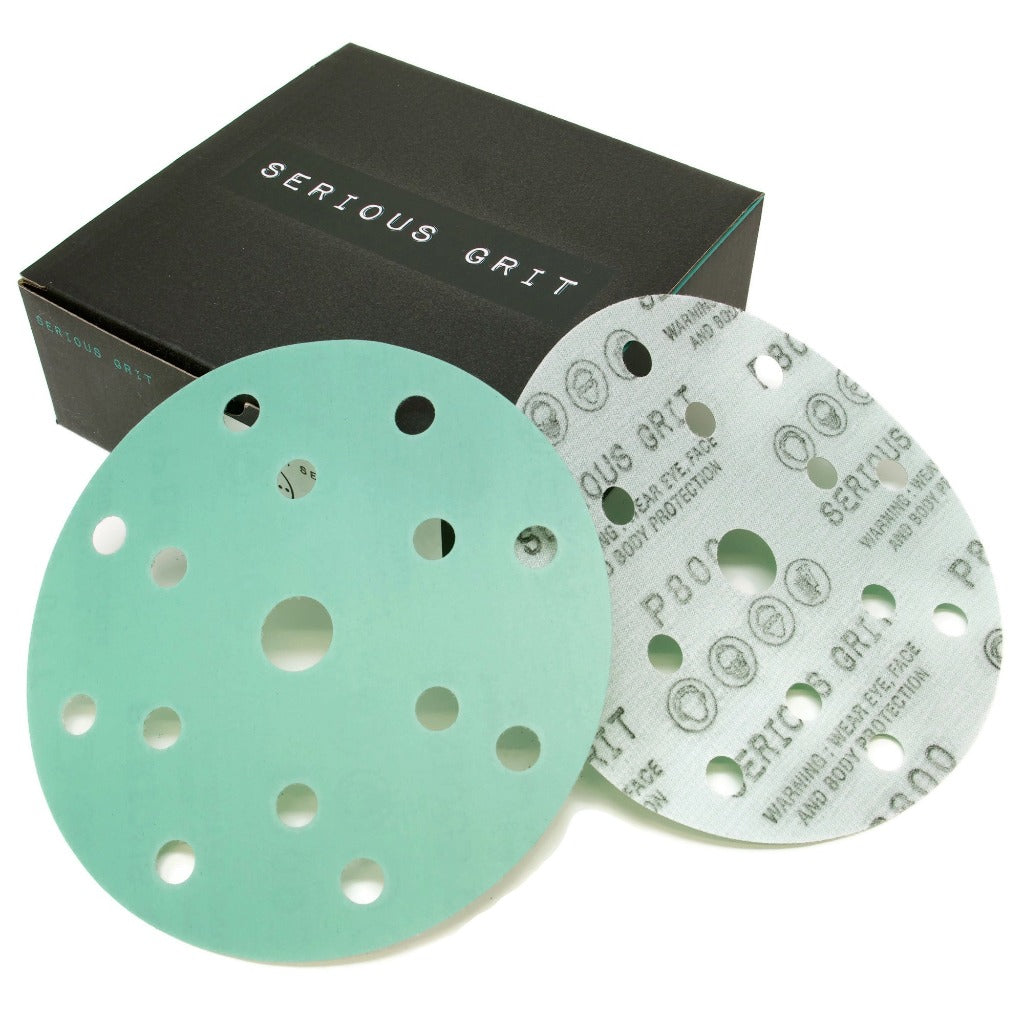 Serious Grit 6-Inch 15-Hole Hook & Loop Sanding Discs – SERIOUS GRIT